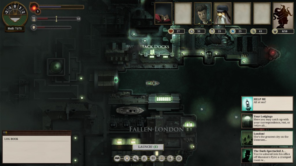 [Review] Sunless Sea: A Vessel Dares the Deep