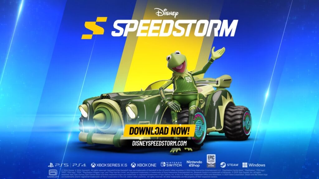disney speedstorm kermit the frog