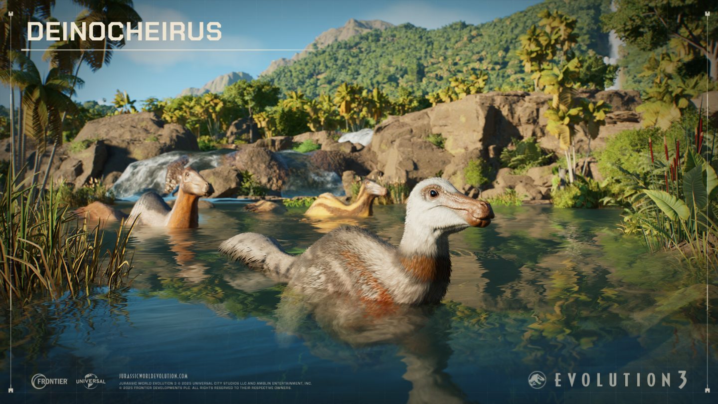 Jurassic World Evolution 3: Wetlands Pack DLC adds three new dino families
