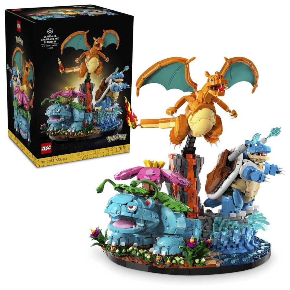 First-ever official LEGO Pokémon sets feature the 5 most famous Pokémon