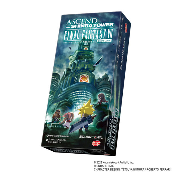 Ascend the Shinra Tower is a tower balance board game inspired by Final ...